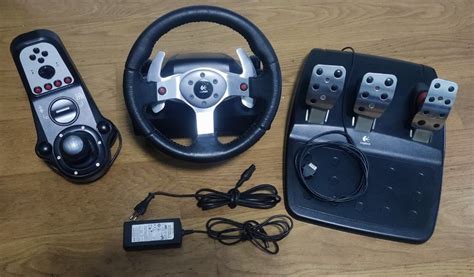 Logitech G Racing Wheel Set Video Gaming Gaming Accessories Controllers On Carousell