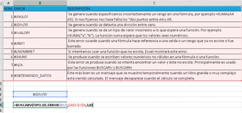 Manejo de errores en fórmulas de Excel Archives Excel Blog