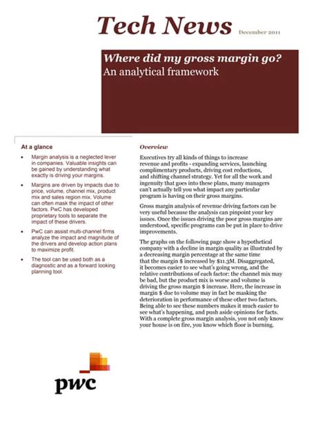 Margin Analysis Example Pdf
