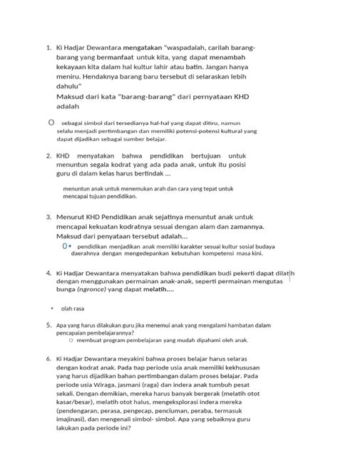 Soal Pretest Cgp Topik 1 Pdf