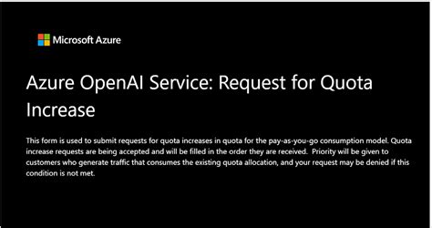 Quotas In Azure Openai Service Best Practices And Limit Increase Requests