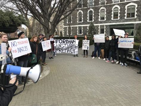 Students Protest White Supremacy At Fordham The Fordham Ram