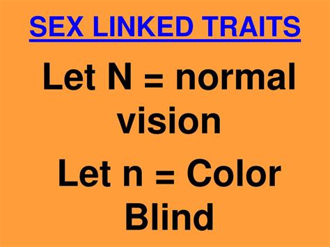 Ppt Sex Linked Traits Powerpoint Presentation Free Download Id 6783448