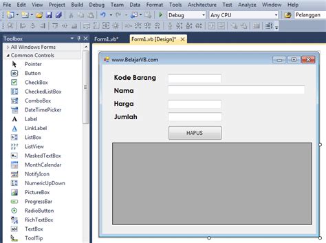 Cara Hapus Database Mysql Vb 2010 Belajar Vb 60 Dan Belajar Vb Net
