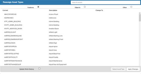 Reassign Asset Types