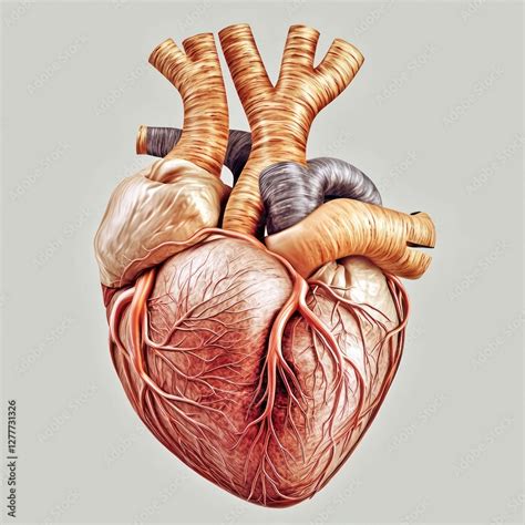 Cardiac Anatomy And Functionality Explored Featuring Detailed