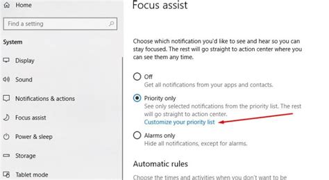 How To Enable And Configure Focus Assist On Windows