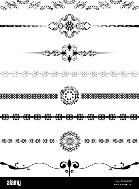 Various Different Designs Of Decorative Borders Vector Clipart Search My Xxx Hot Girl