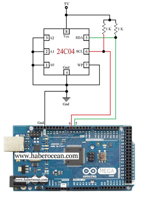 write and read data to a 24c04 eeprom using arduino mega with program read more at