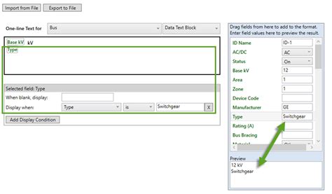 customizing the one line text