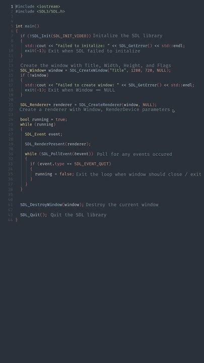 C Creating A Window In Sdl3 Coding Programming Youtube