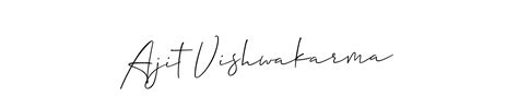81 Ajit Vishwakarma Name Signature Style Ideas New Online Autograph