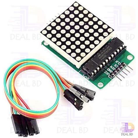 max7219 dot matrix module for arduino microcontroller 8×8 dot display