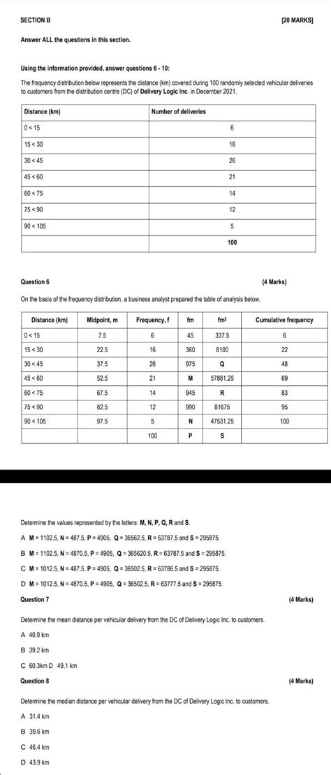 Solved Section B 20 Marks Answer All The Questions In This