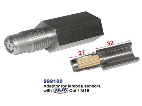 Lambda Sensors CEL Fix Adaptor For Lambda Sensors With HJS Euro Catalytic Converter