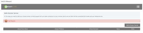 How To Fix Bad Request Error During Adding Server In Vmware Module Knowledgebase Whmcs