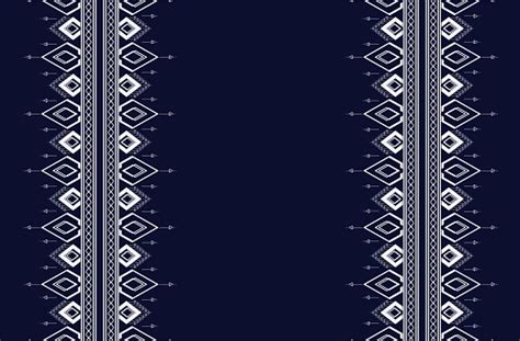 진한 파란색 배경 디자인 벽지 스커트 카펫 벽지 의류 포장 바틱 직물 시트 패션 벡터 일러스트 텍스처가있는 기하학적 민족 자수eps 0명에 대한 스톡 벡터 아트 및 기타