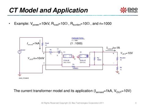 Spice Model Of Current Transformer