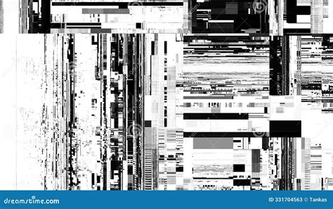 Glitch Overlay Analog Distortion Noise Texture Royalty Free Cartoon 274752998