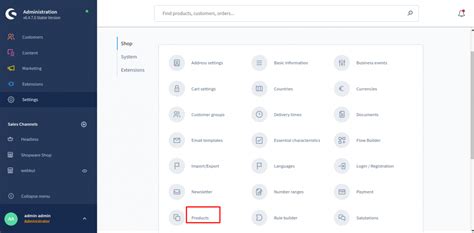 product setting in shopware 6 webkul blog