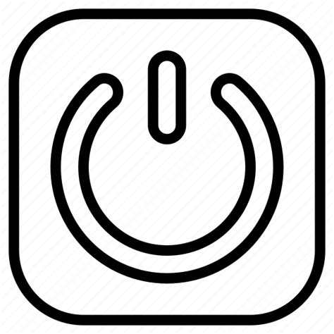 Power Button User Ui Off On Shutdown Icon Download On Iconfinder