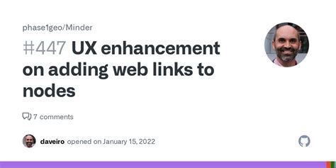 Ux Enhancement On Adding Web Links To Nodes · Issue 447 · Phase1geominder · Github
