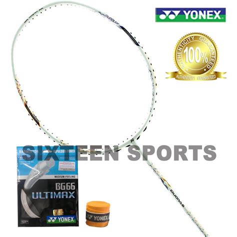Yonex Duora 6 Badminton Racket Cw Yonex Bg66um String And Ac102ex