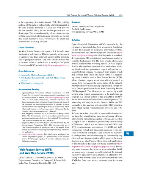 pdf web feature service wfs and web map service wms