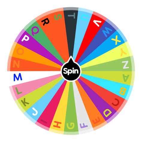 Alphabet Spin The Wheel Random Picker