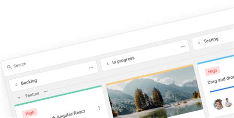 JavaScript Kanban Board DHTMLX Kanban JS Library