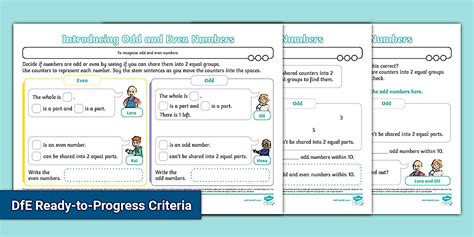 👉 Introducing Odd And Even Numbers Differentiated Maths Worksheets