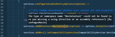 Error DbContextOptionsBuilder Does Not Contain A Definition For UseSqlite Issue
