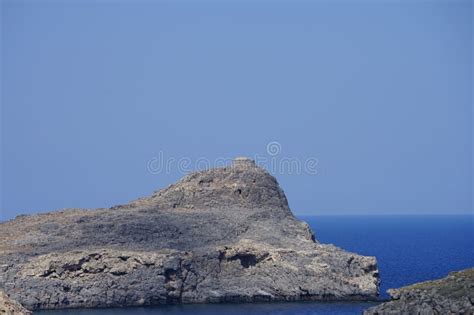 Tomb Of Kleoboulos Is On A Hill At The Tip Of The Peninsula In Lindos