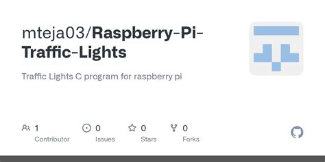 Github Mteja03raspberry Pi Traffic Lights Traffic Lights C Program For Raspberry Pi