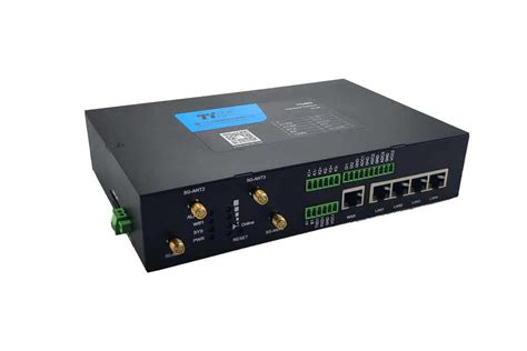 Tg463 Industrial 5g 4g Gigabit Iot Router Wifi Edge Gateway Din Rail