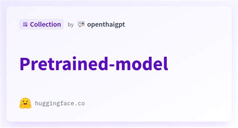 Pretrained Model A Openthaigpt Collection