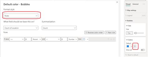 Solved Map Visual Conditional Formatting For Bubbles Microsoft