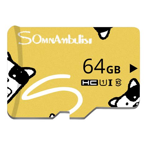 64GB MicroSD TF Card Yellow