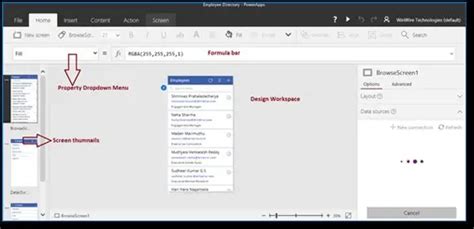 Creating PowerApps Using SharePoint List WinWire