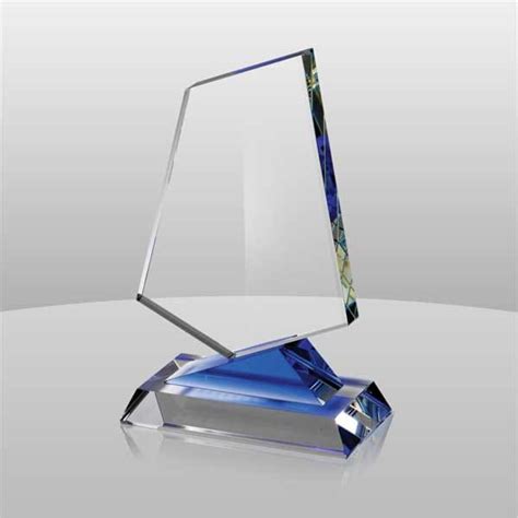 Glass Azure Paragon Golden Trophy And Promotions