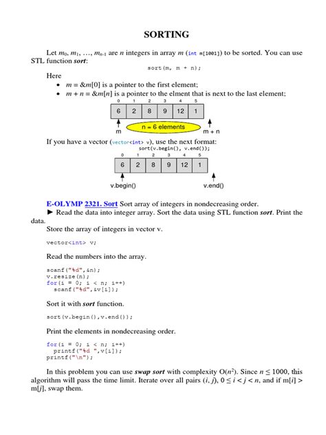 Sort Pdf Pointer Computer Programming Programming Paradigms