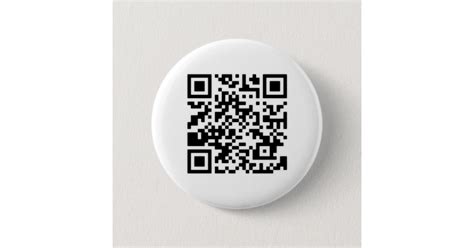 Chapa Redonda De 5 Cm Código Qr Rickroll  Zazzlees