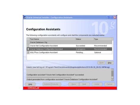 Oracle Database 10g Release 2 Installation Ppt