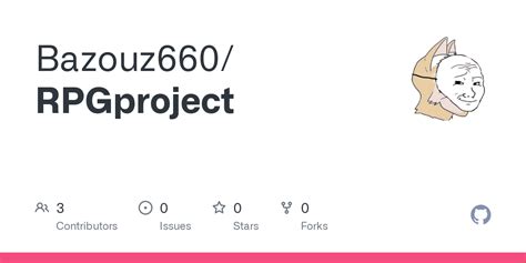 GitHub Bazouz660 RPGproject