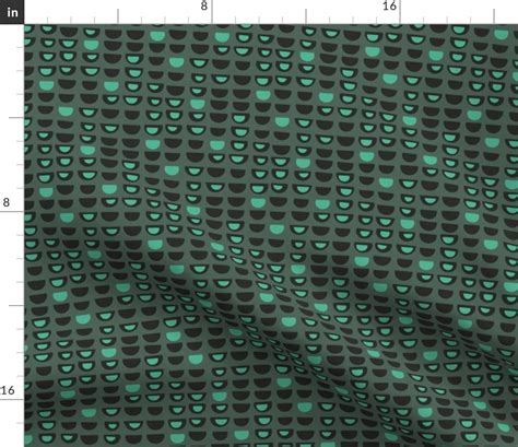 Coded Scales Greenscreen Computer Fabric Spoonflower