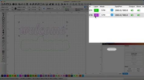 Two Ways To Outline Text In Lightburn