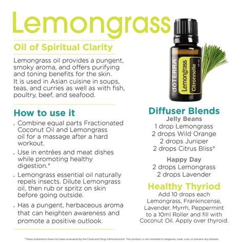Doterra Lemongrass Essential Oil Artofit