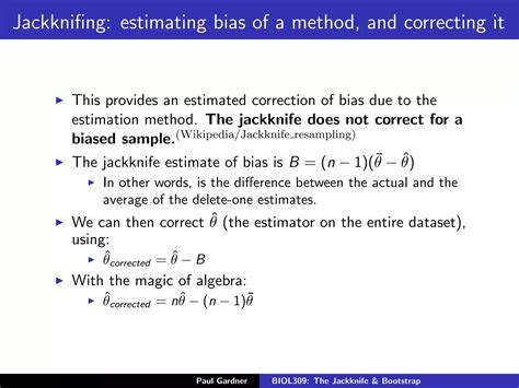 The Jackknife And Bootstrap Pdf