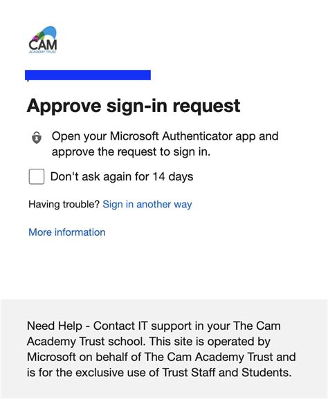 Enable Multi Factor Authentication MFA In Office The Cam Academy Trust