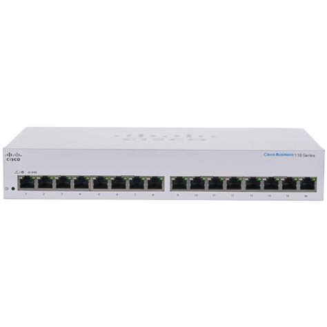 Cisco Business 110 16 Port Gigabit Unmanaged Switch With 16 Rj45 Ethernet Ports Cbs110 16t Au